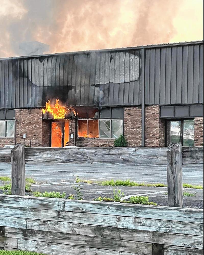 Fire breaks out in Chester commercial building