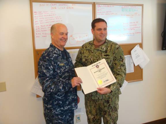 Neuhaus awarded New York State Military Commendation Medal