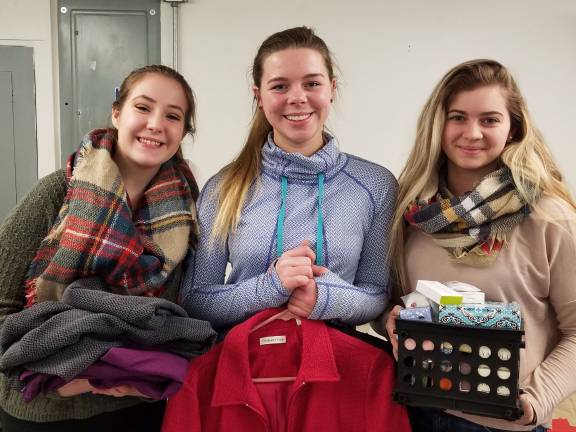 Girl Scout's pop-up clothes shop supplies women's residence
