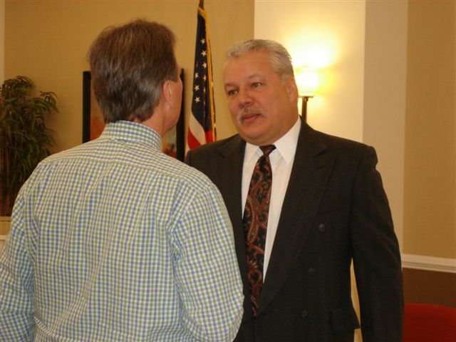 Village hopefuls field questions