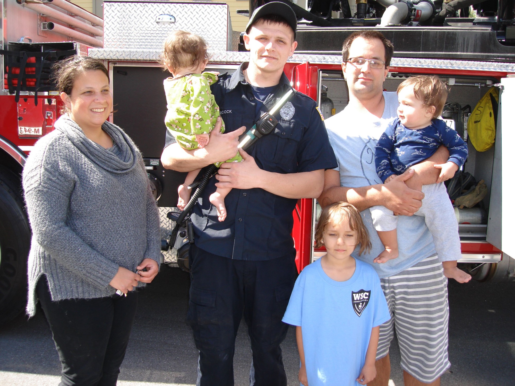 Firefighters share their passion during recruitment day