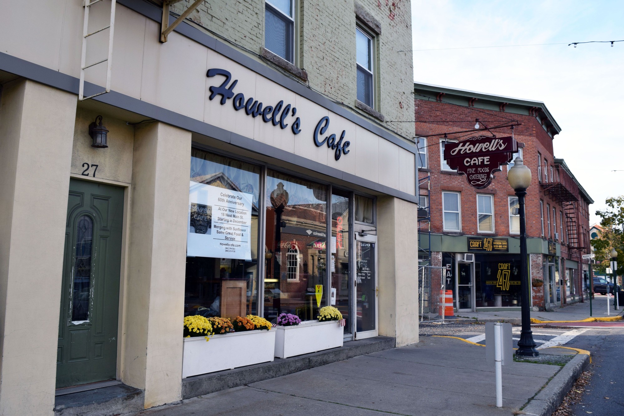 Howell’s Cafe to move back to ‘sunny side of the street’