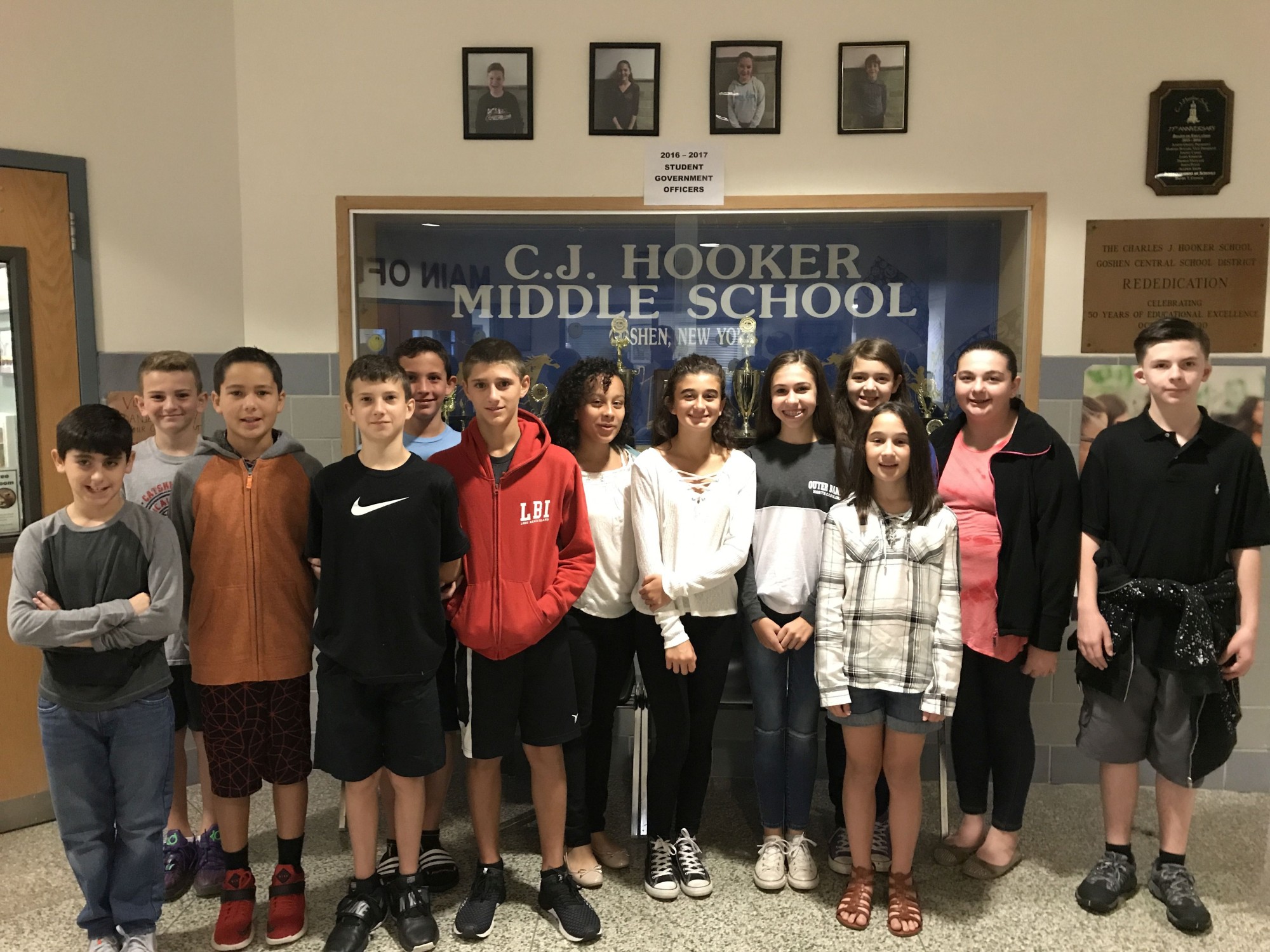 CJH Students of the Month are respectful, committed to success