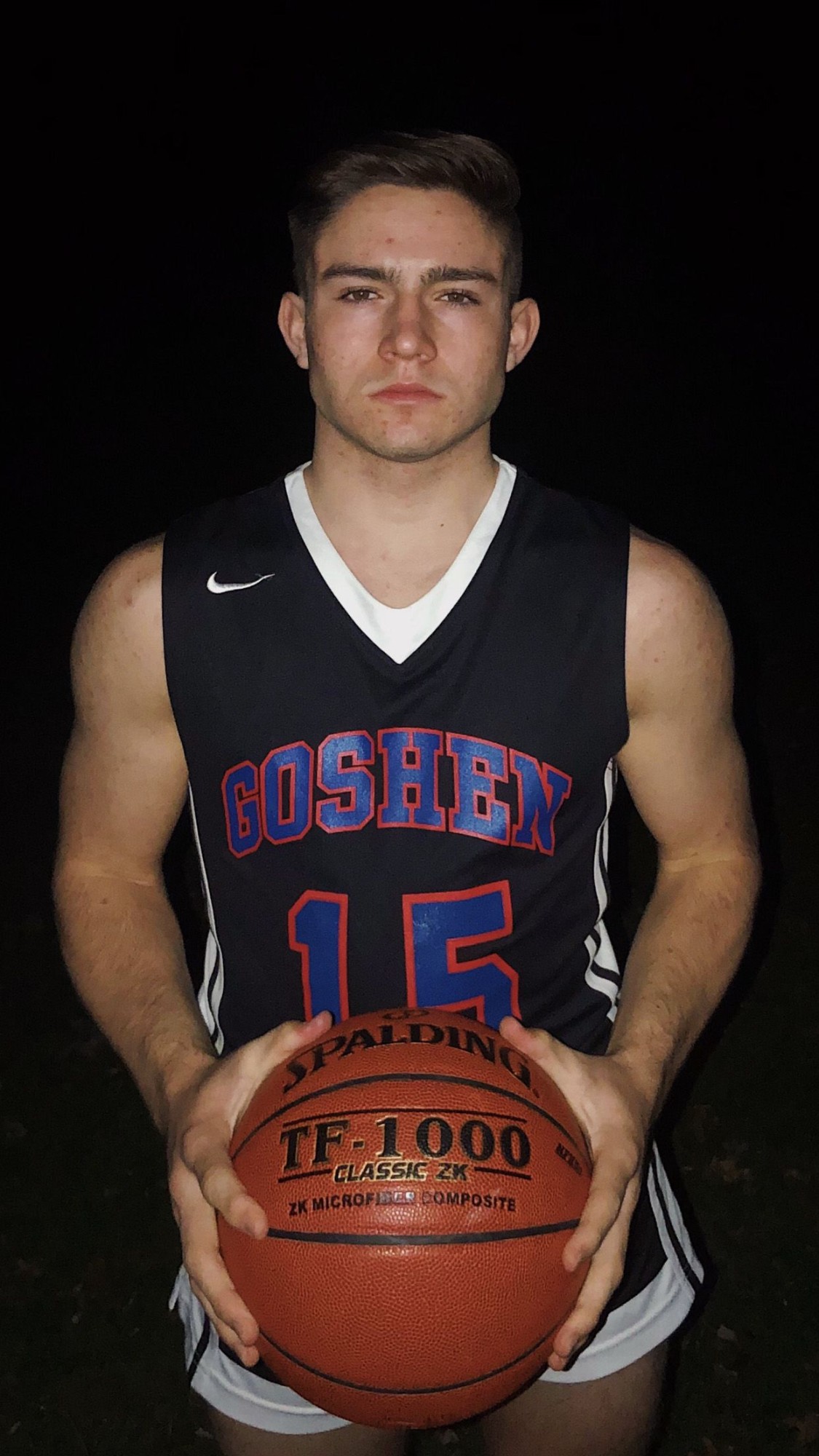 Zack Foley scores 1,000 points in Goshen Gladiators basketball