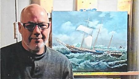 Local artist shows work at Rushing Duck