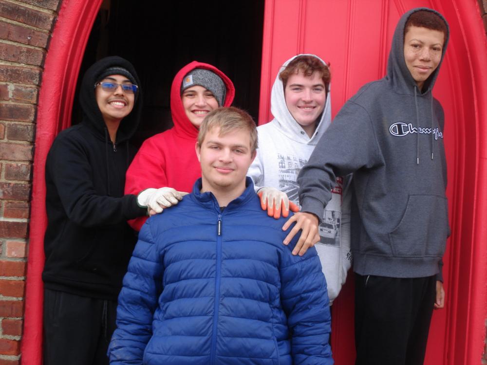 Eagle Scout took old rocks from AUMP church gardens and put new ones in ...