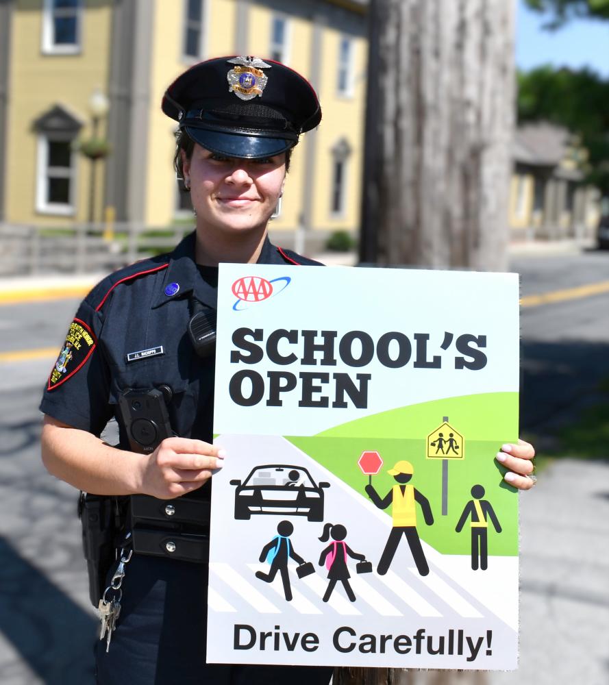 Village police remind residents that school is now in session