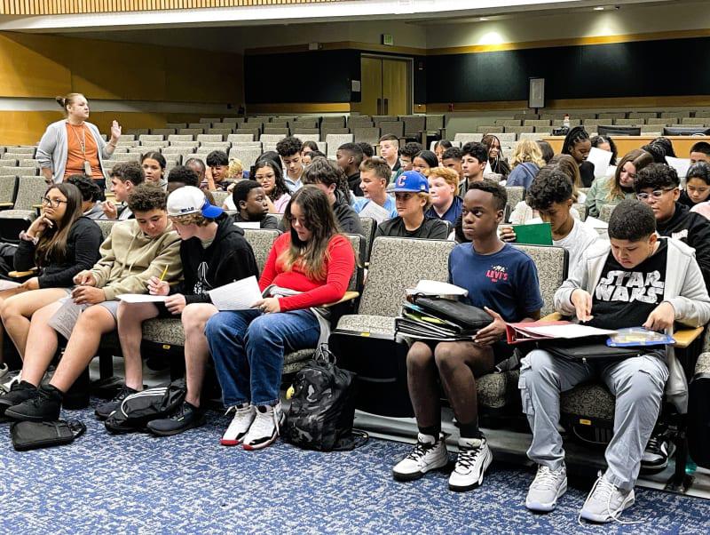 Chester Academy students partake in back to school assemblies