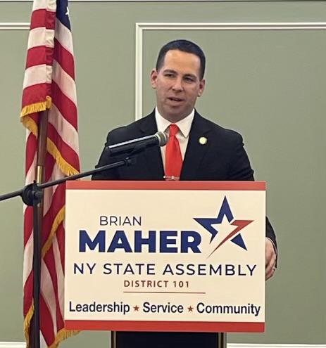 Assemblyman Brian Maher announces reelection campaign