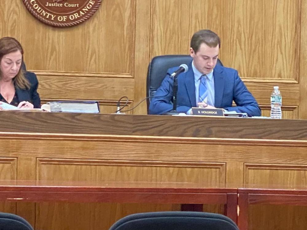 Holdridge takes the helm at inaugural town board meeting